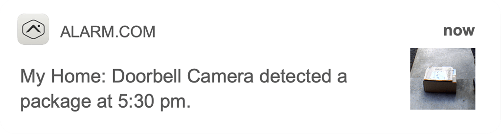 Package Alerts for the Alarm.com Video Doorbell (ADC-VDB770) - How To ...