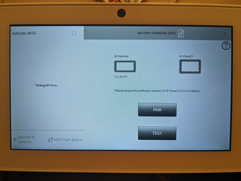 IQ Remote wifi not connecting - Support - Surety Support Forum